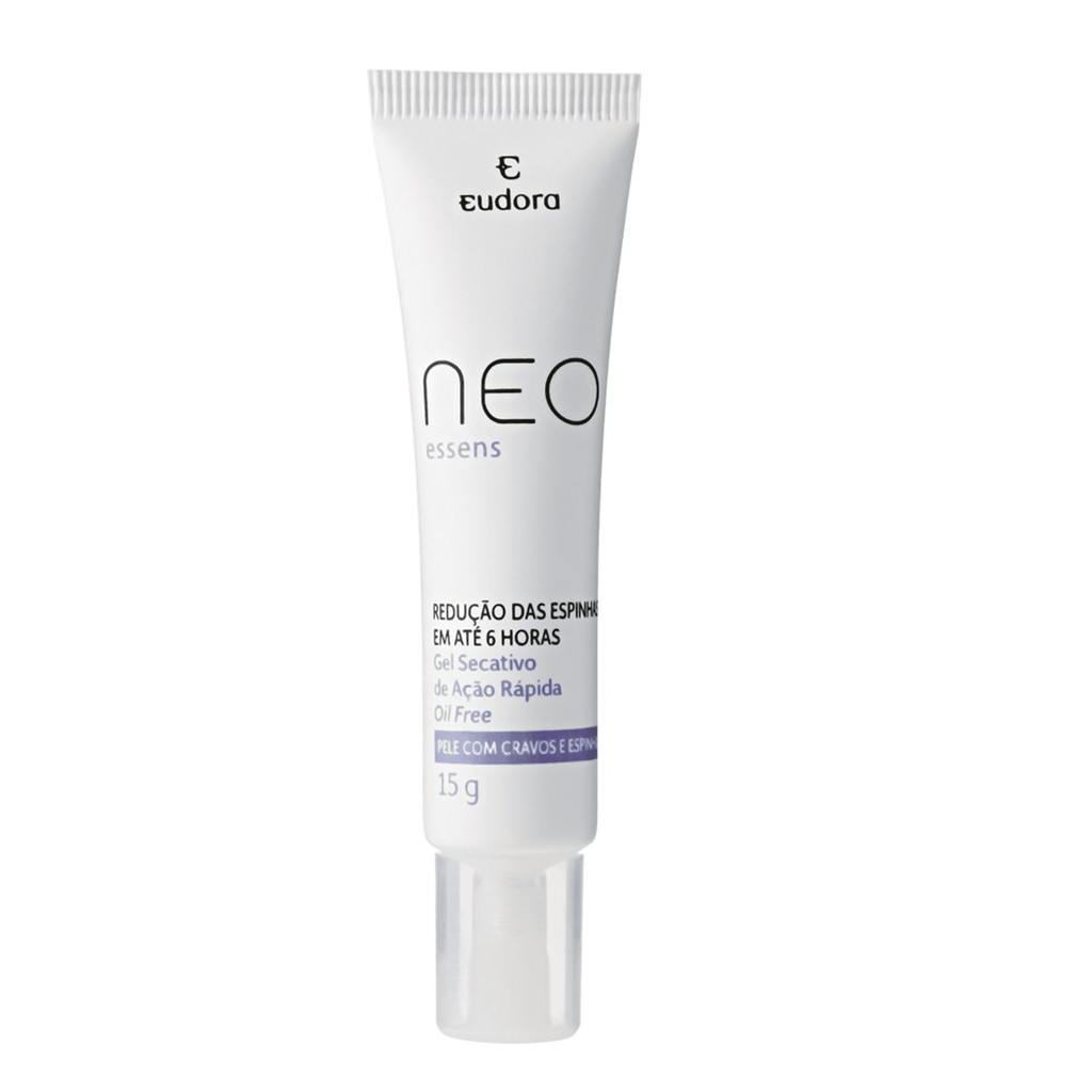 GEL SECATIVO PELE COM ACNE AÇÃO RAPIDA NEO ESSENS 15g | Shopee Brasil