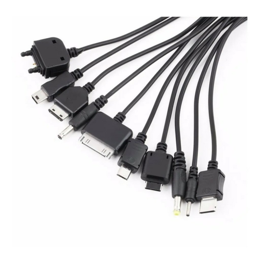 cabo Universal 10 Em 1 Usb 2.0 Multi Carregador Plug And Sync Cabo Para ...