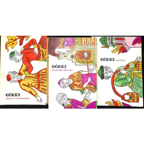 Maximo Gorki - Coleção Gorki 3 Vols - Infância / Ganhando Meu Pão ...