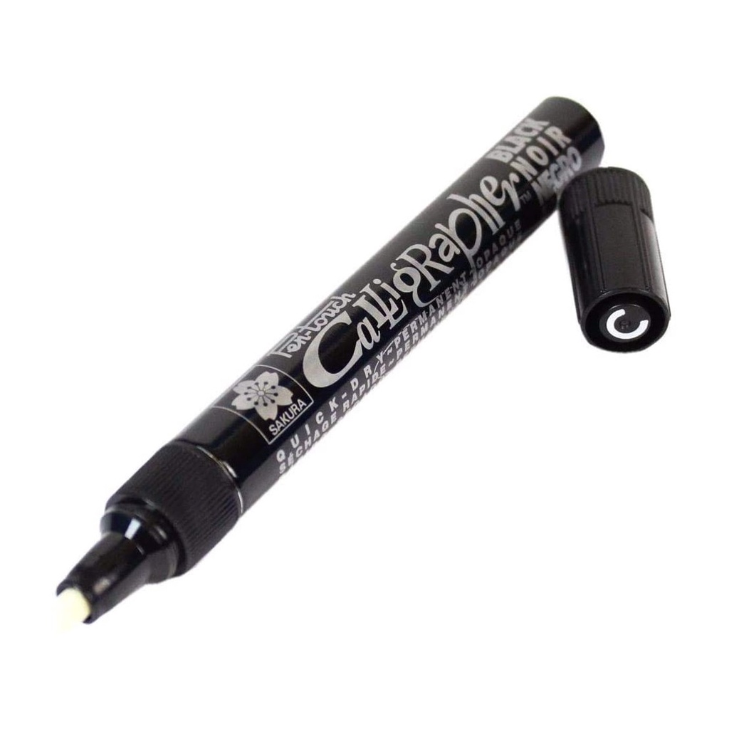 CANETA SAKURA PEN TOUCH 5,0MM CALLIGRAPHER PRETA | Shopee Brasil