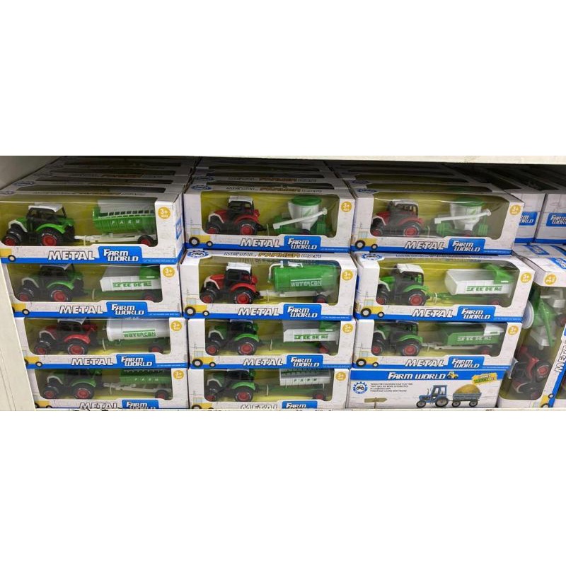 Caixa com 2 Peças Farm Set Tractor - Coleção - 7cm | Shopee Brasil
