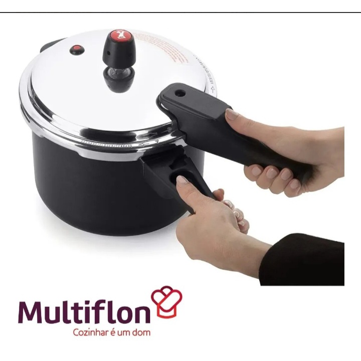 PANELA PRESSAO VERSATIL 4,5 LITROS MULTIFLON | Shopee Brasil