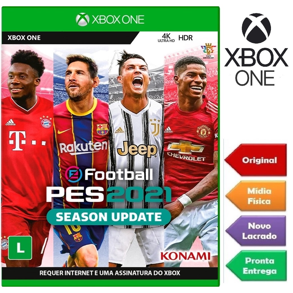 EFootball PES 2021 - XBOX ONE - NOVO E LACRADO! | Shopee Brasil