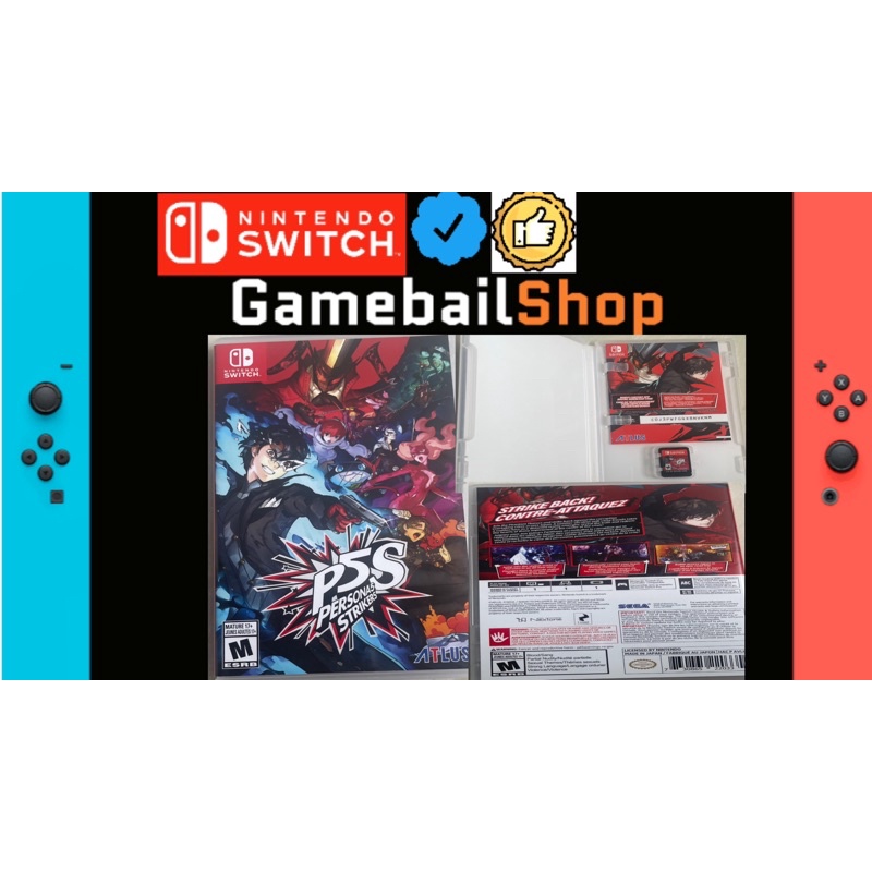 Jogo De Troca Nintendo-Persona 5s Strikes Strikers P5S | Shopee Brasil