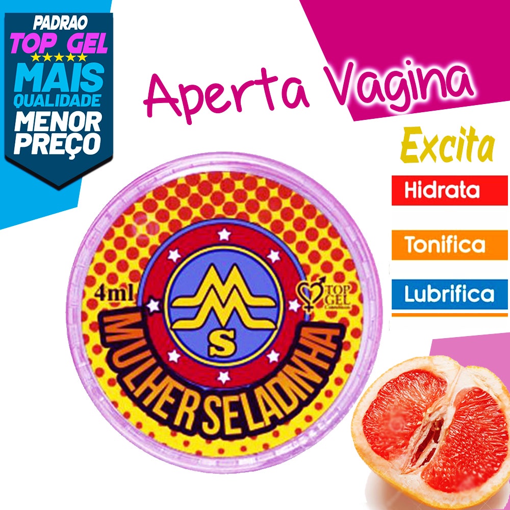 Mulher Seladinha Diminui Ela Lubrificante Excitante Sexy 4g Top Gel Sex Shop Produtos Eróticos
