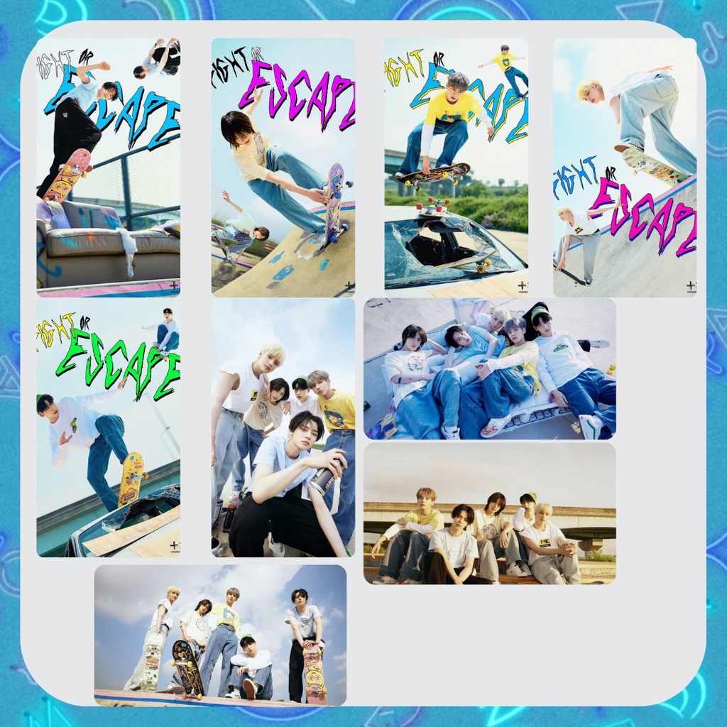 Kit 9 Photocards TXT FIGHT OR ESCAPE | Shopee Brasil