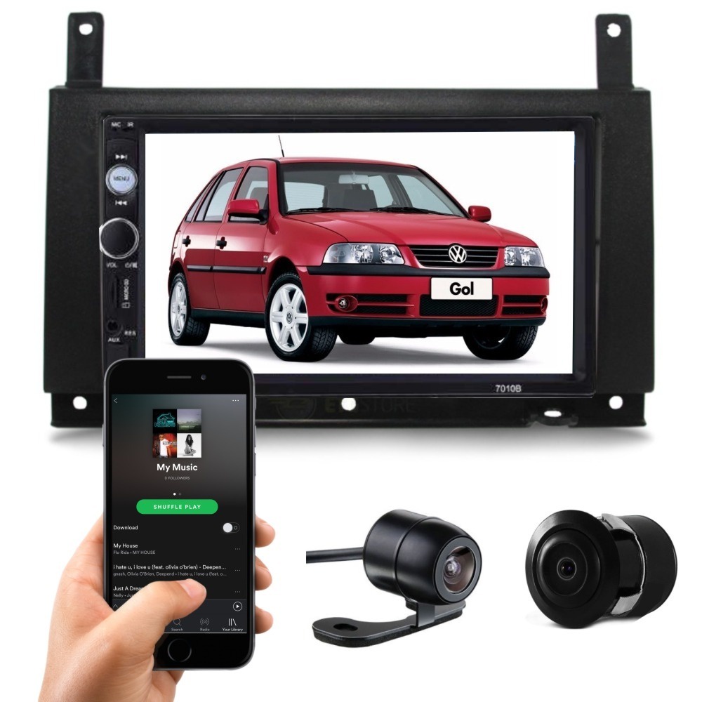 Central Multimidia + Moldura Vw Gol Parati G3 + Camera Re Pronta Entrega | Shopee Brasil