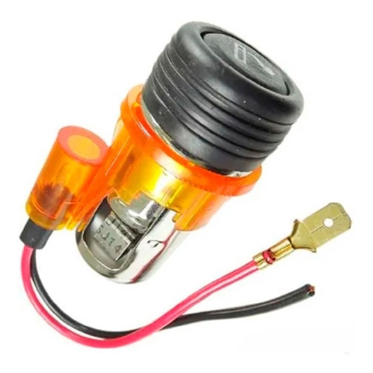 Acendedor De Cigarro Automotivo Comp Universal Laranja 12v | Shopee Brasil