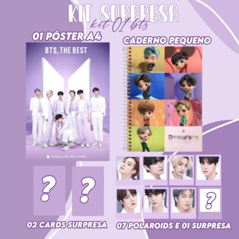 kit surpresa kpop bts | Shopee Brasil