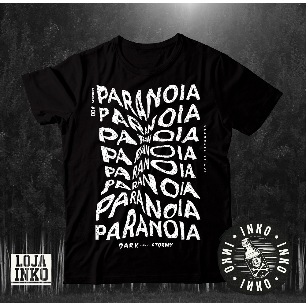 Camiseta PARANOIA - Alternative/austhetic/e-girl/e-boy/gothic | Shopee ...