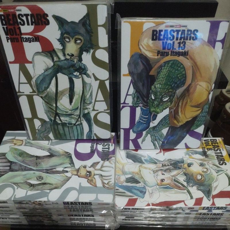 Coleção Mangá BEASTARS Vol 1 ao 13 (descrição) | Shopee Brasil