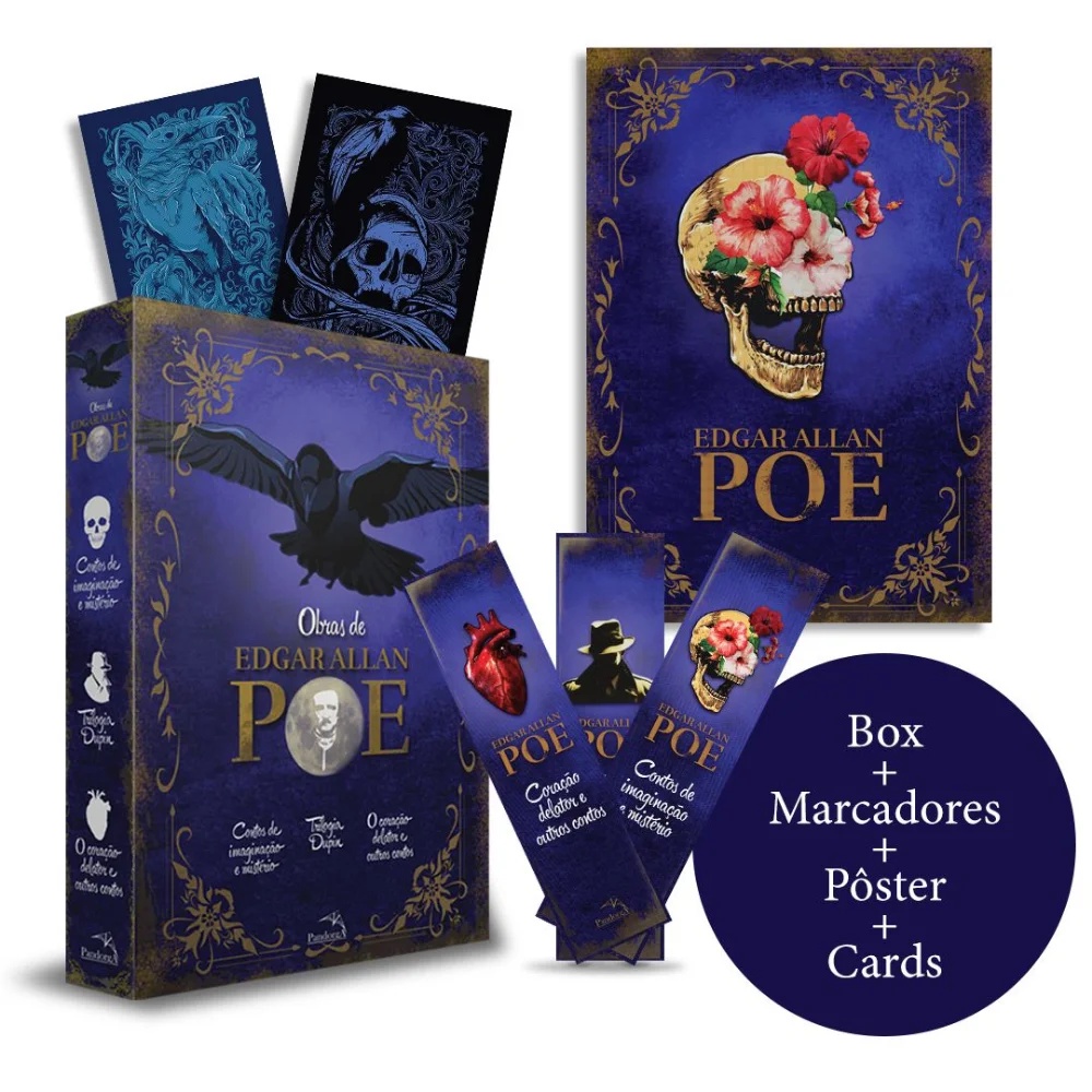 Box 3 Livros - Vol.2 - Obras de Edgar Allan Poe | Shopee Brasil
