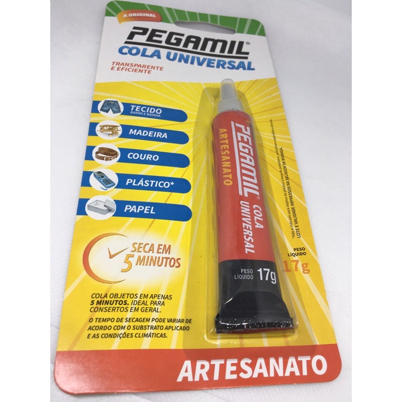 COLA UNIVERSAL PEGAMIL 17g | Shopee Brasil