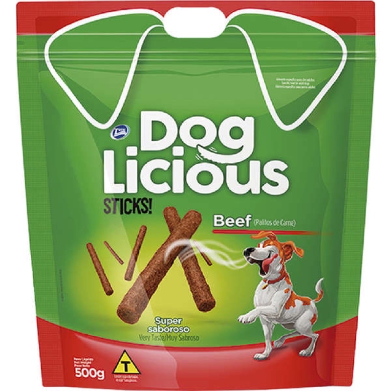 Palito Total DogLicious Sticks! Beef 500g | Shopee Brasil