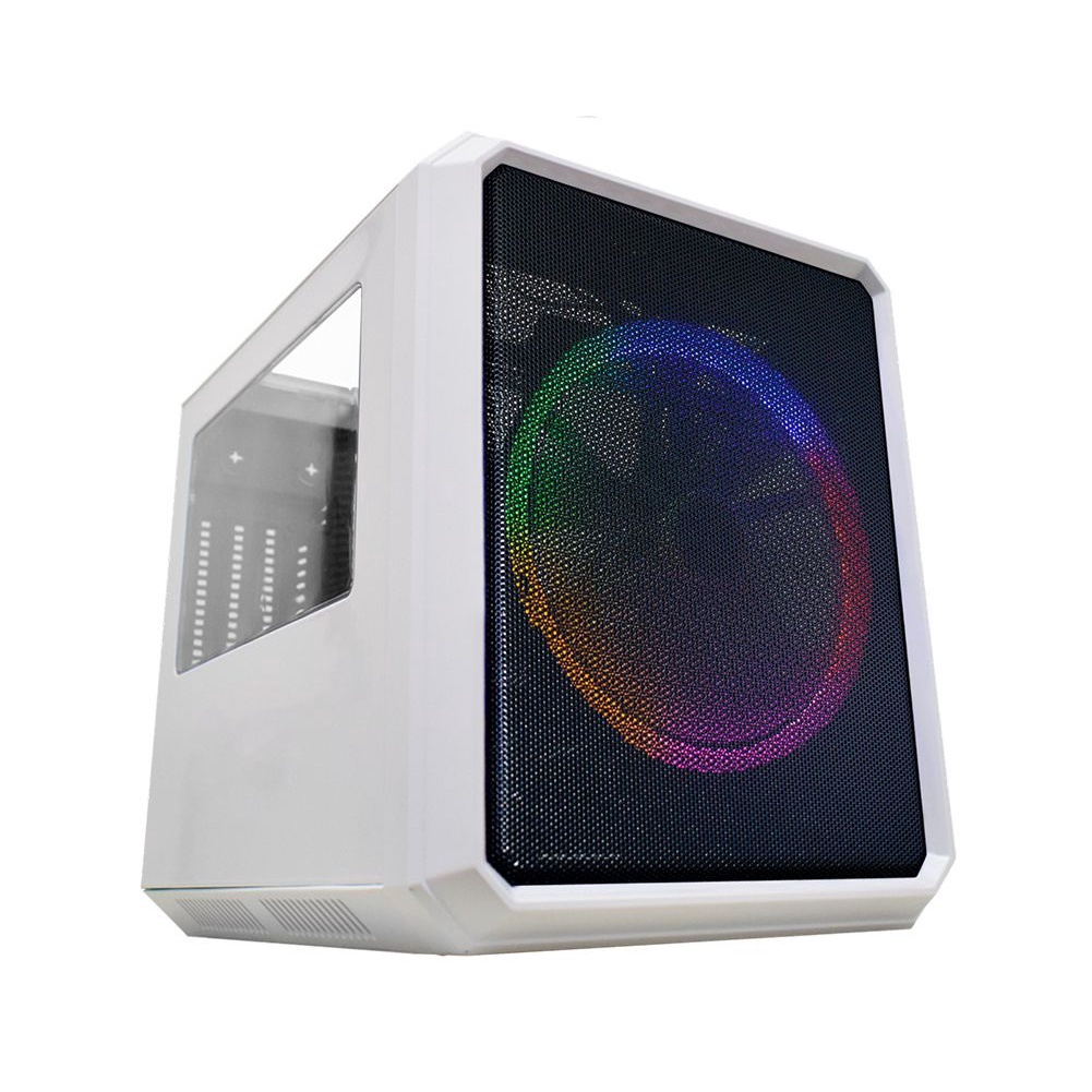 Gabinete Gamer Itx K-mex Microcraft Iv Branco Cubo | Shopee Brasil