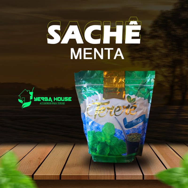 Erva Tereré Puro Mate-Menta-500g | Shopee Brasil