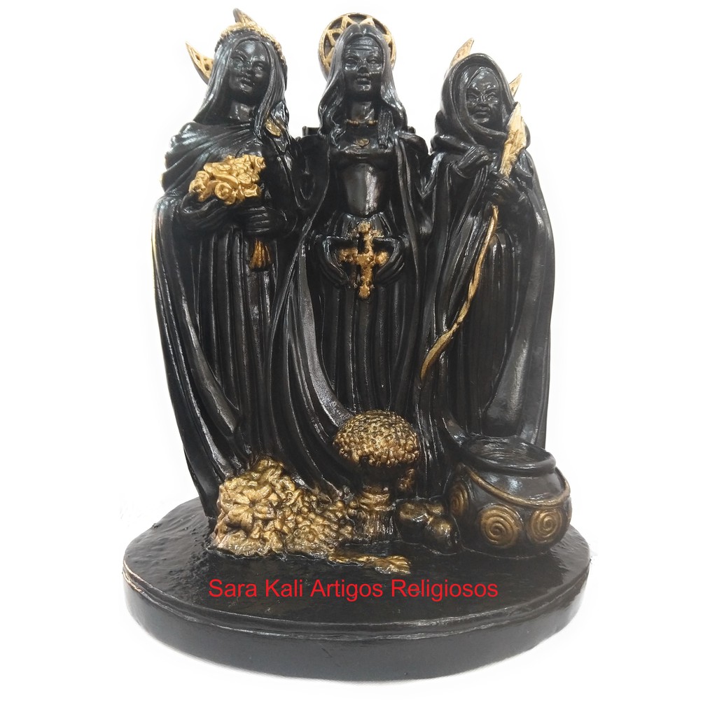 Imagem Deusa Triplice Wicca 30cm gesso | Shopee Brasil