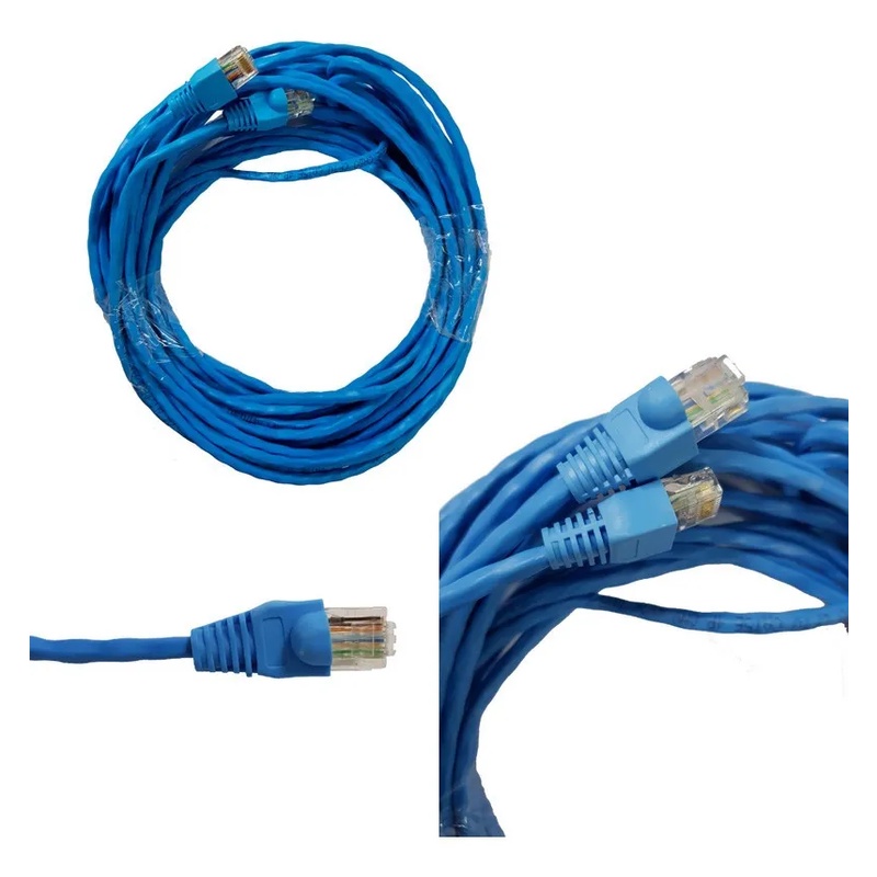 Cabo De Internet De 10 Metros C/conector | Shopee Brasil