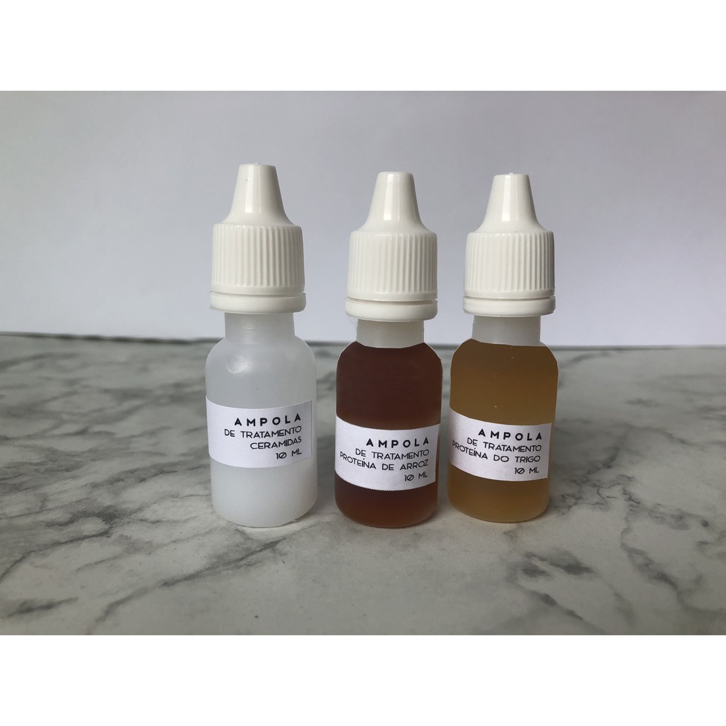 Ampola Proteína de Trigo 100% concentrada 10ml | Shopee Brasil
