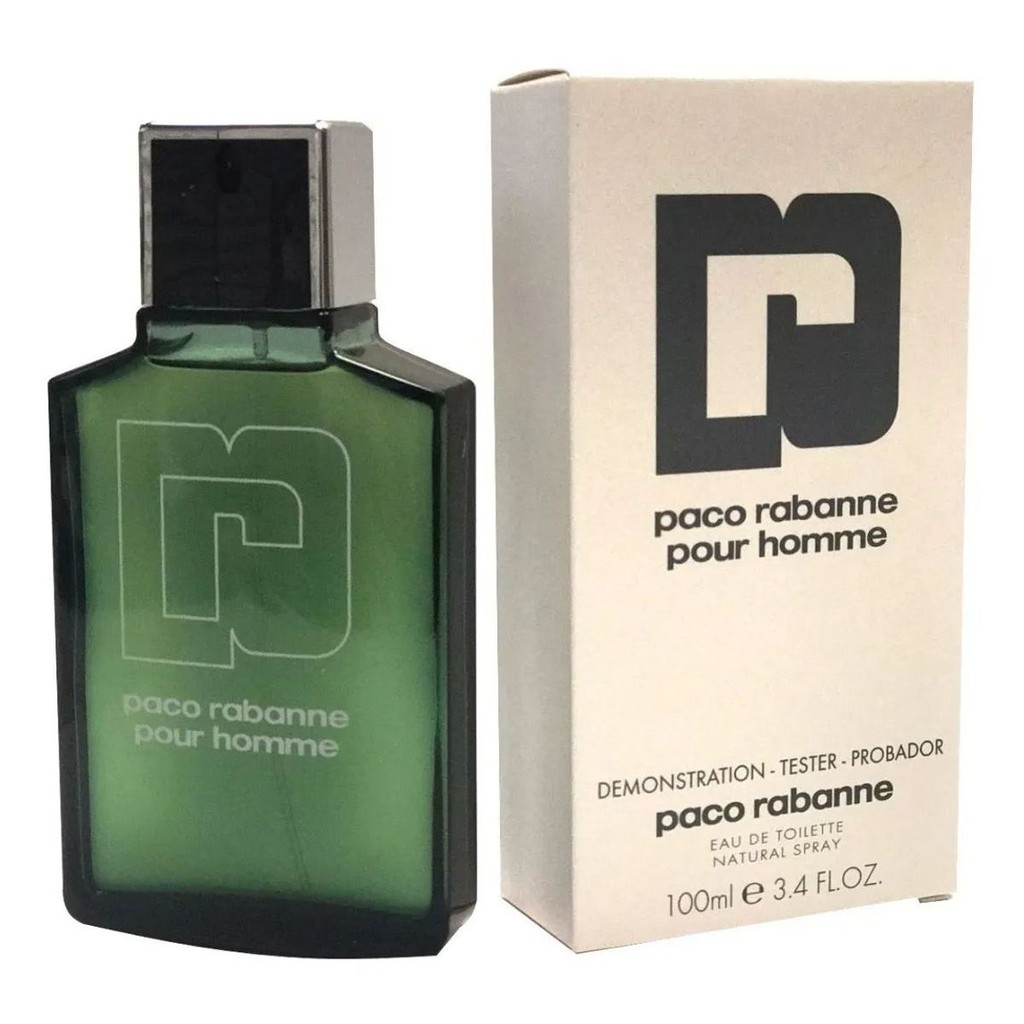 Perfume Paco Rabanne Pour Homme 100ml Caixa Branca Oficial Assegurado