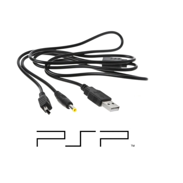 Cabo Usb Psp Carrega E Transfere Dados Sony 1000 2000 3000 | Shopee Brasil