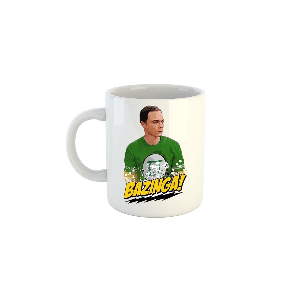 Caneca The Big Bang Theory - Yellow Bazinga | Shopee Brasil