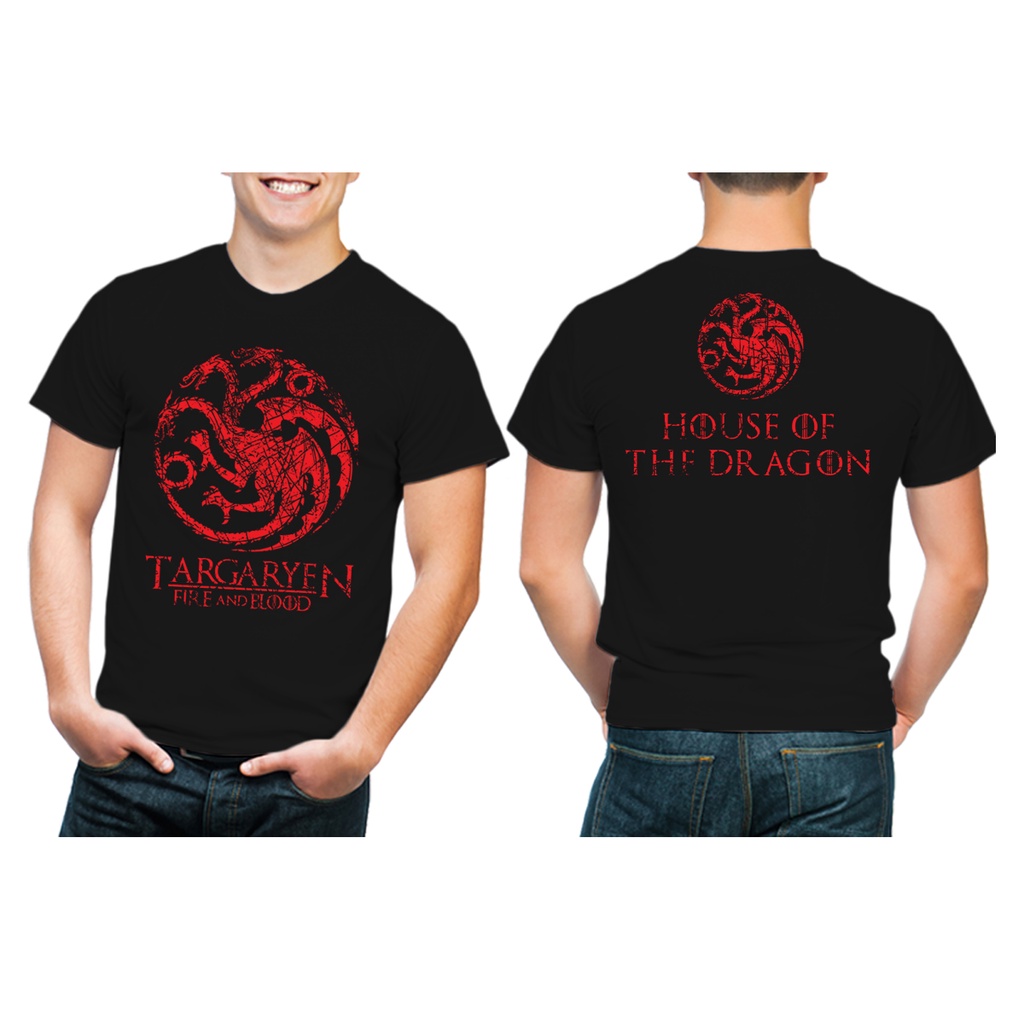 Camisa Targaryen House of the Dragon Balerion T-Shirt | Shopee Brasil