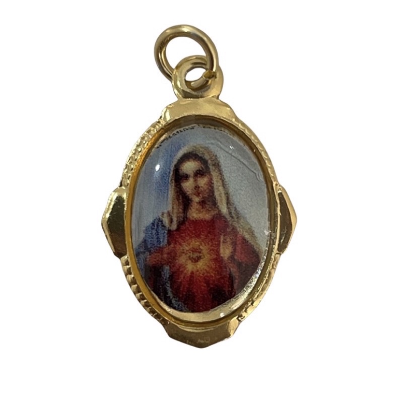 kit 100 medalhas medalhinhas sagrado coração de Maria | Shopee Brasil