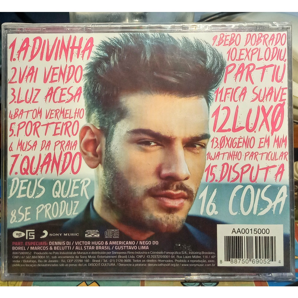 CD Lucas Lucco - Adivinha - Lacrado/Original | Shopee Brasil