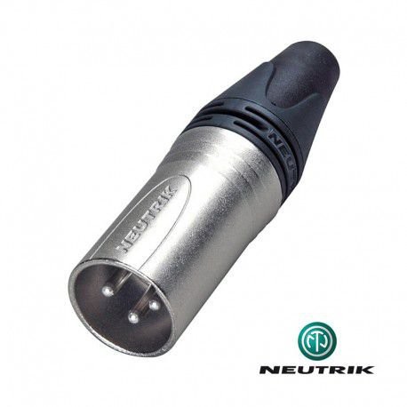 Conector Macho De Linha Xlr 3 Pinos Neutrik Nc3mxx Original | Shopee Brasil