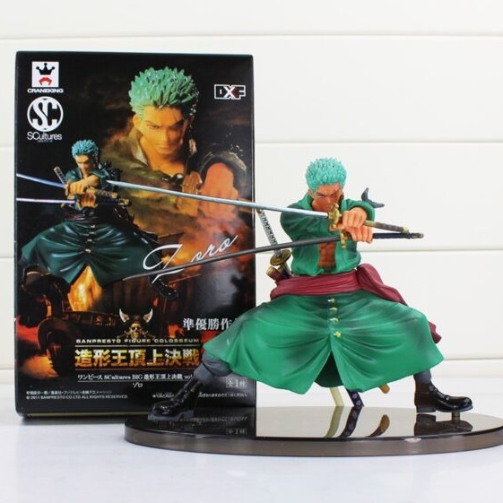 One Piece: Roronoa Zoro | PVC Figure 16 cm - Original | Shopee Brasil