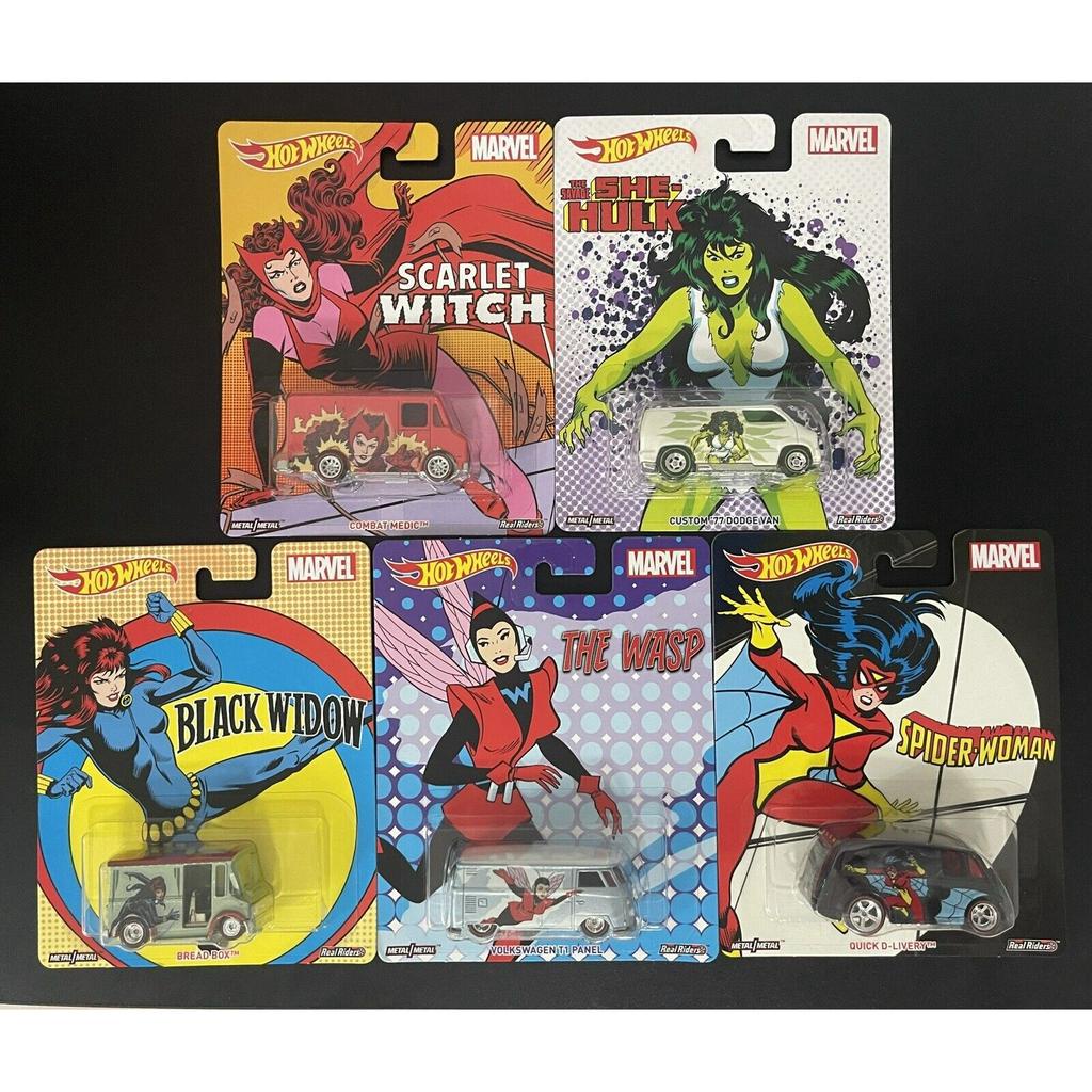 Hot Wheels Premium Pop Cultura Mulher Da Marvel 2017 (-Aranha-D-Livery ...