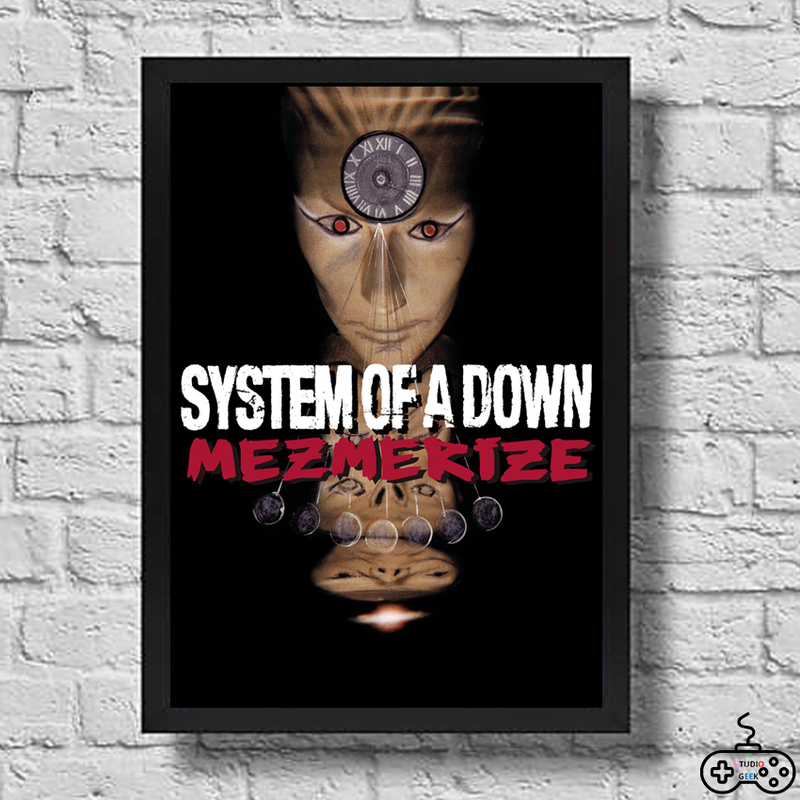 Quadro Decorativo - System of a Down #4 - A3-42x30cm | Shopee Brasil