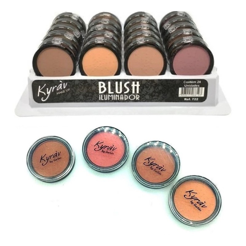 Blush barato iluminador kyrav pigmentado Maquiagem barata | Shopee Brasil