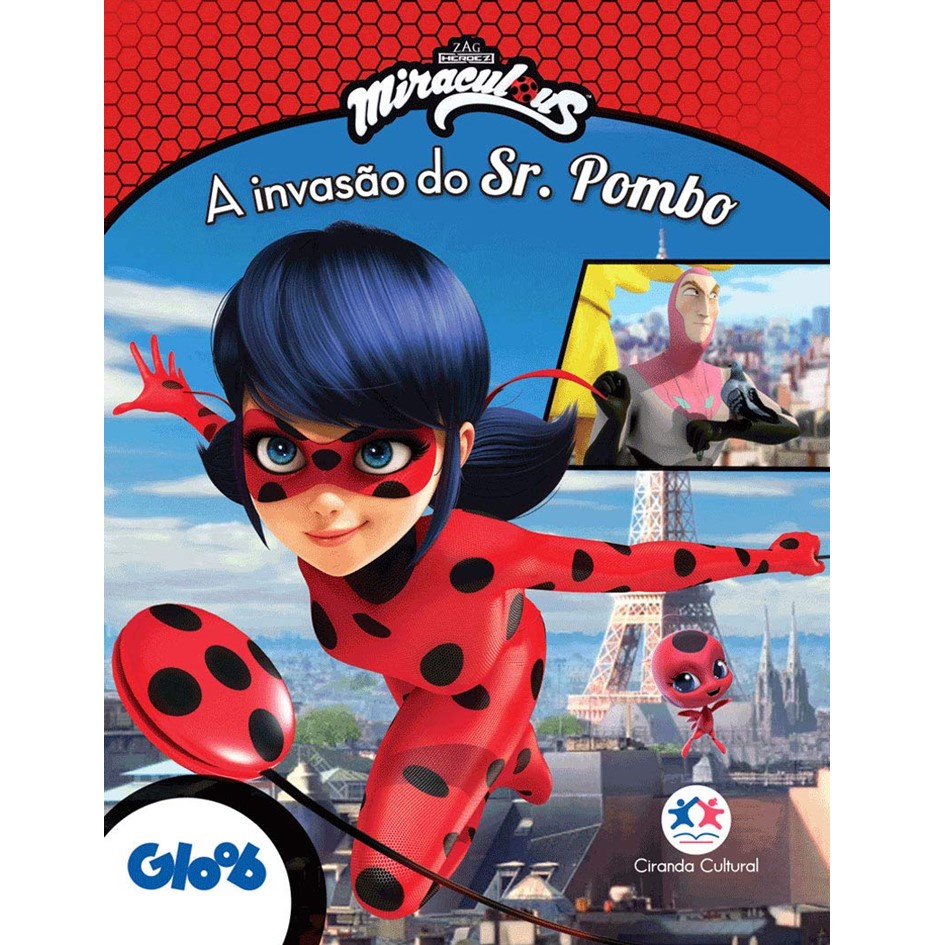 KIT com 5 Mini Livros - Ladybug - A Invasão do Dr. Pombo | Shopee Brasil
