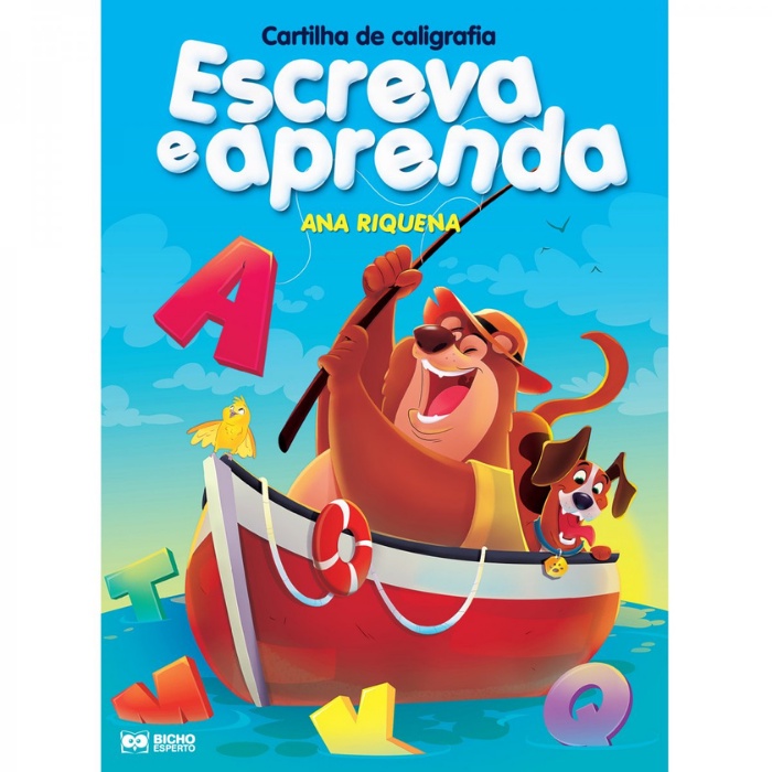 Cartilha de Caligrafia - Escreva e Aprenda | Shopee Brasil