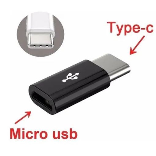 Adaptador Usb Tipo-c (micro Usb Para Usb Type-c) Novo | Shopee Brasil