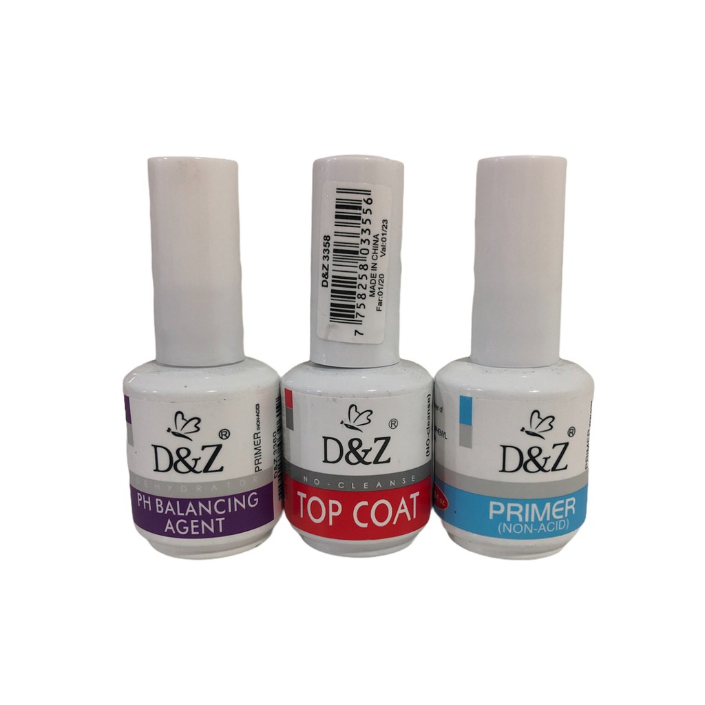 Top Coat Primer Ph Balance DeZ Unhas de Gel Acrygel e Fibra | Shopee Brasil
