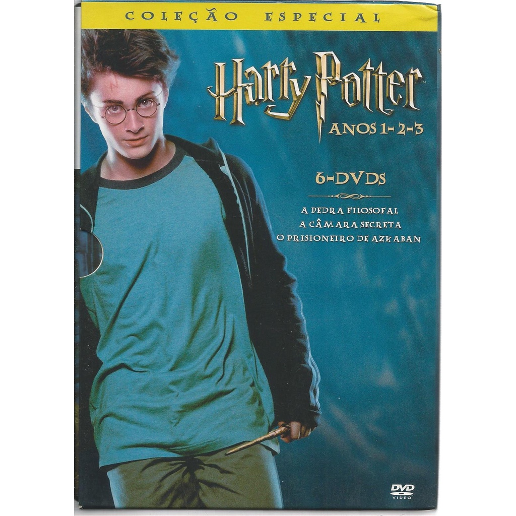 Box Harry Potter Anos 1 - 2 -3, 6 - Dvds | Shopee Brasil