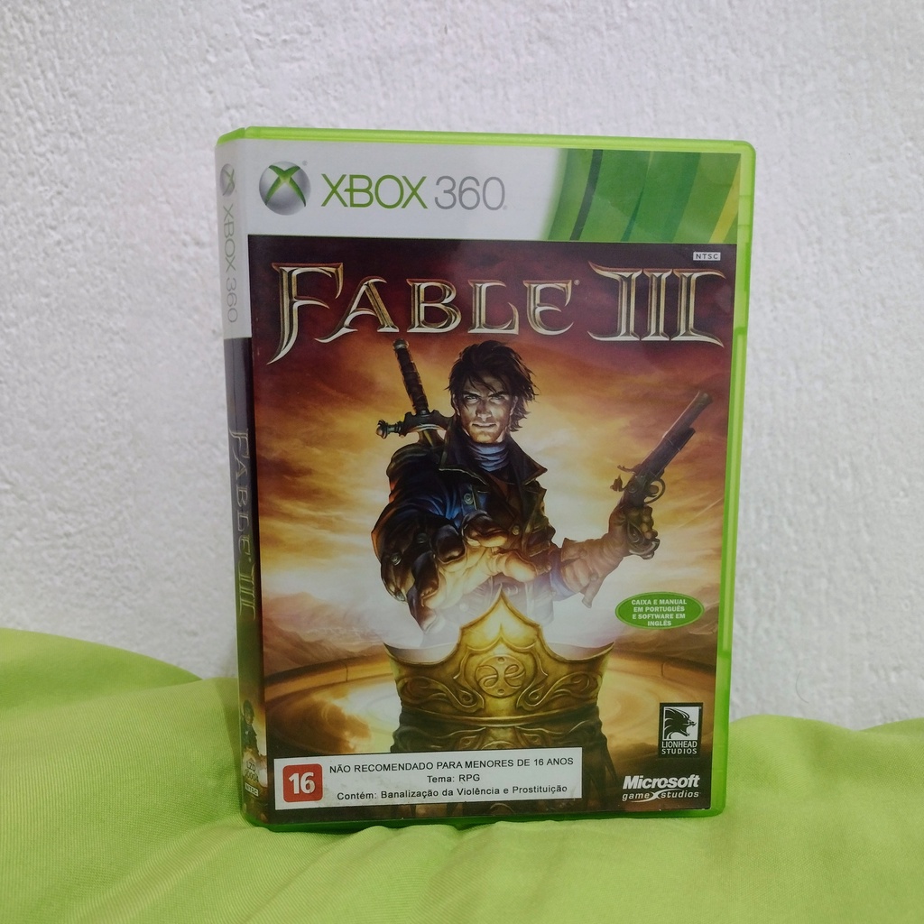 Jogo Fable 3 Xbox 360 Original | Shopee Brasil