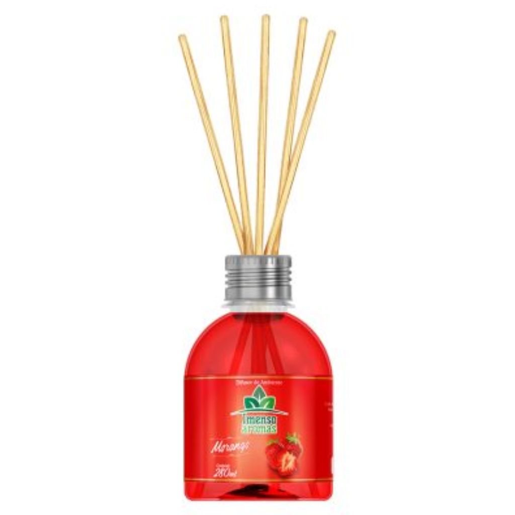 Difusor de Ambientes Aroma Morango 280ml | Shopee Brasil