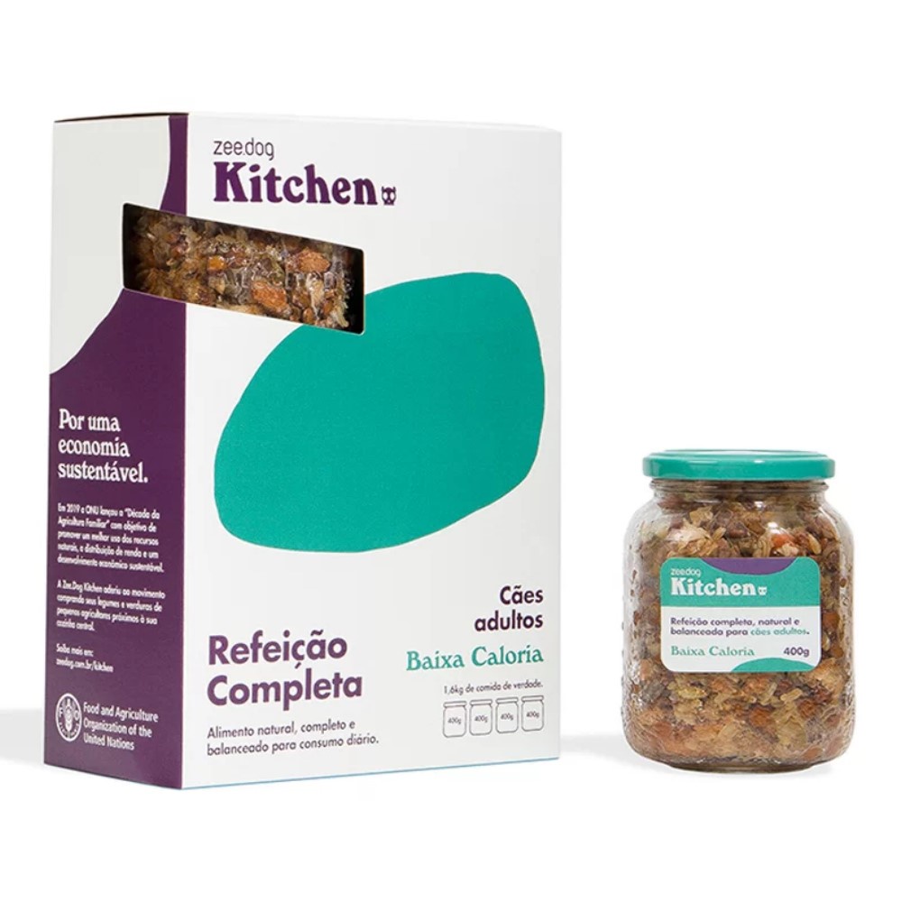 Refeição Natural Zee Dog Kitchen para Cães Adultos Baixa Caloria 1,6kg ...