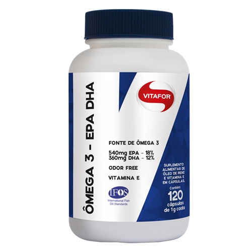 Ômega 3 EPA DHA VITAFOR 120 capsulas | Shopee Brasil