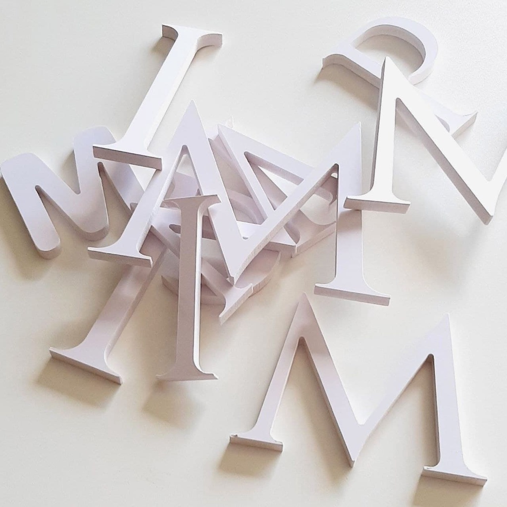 Letras em PVC expandido modinhas | Shopee Brasil