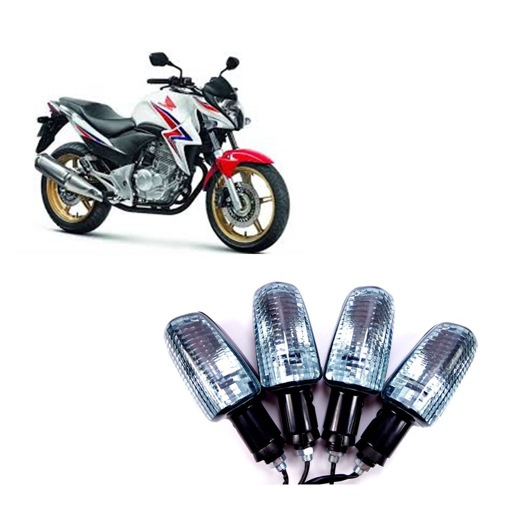 Pisca Seta Moto Modelo Cg 150 Cb 300 XRE 300 cbx 250 Twister titan fan ...