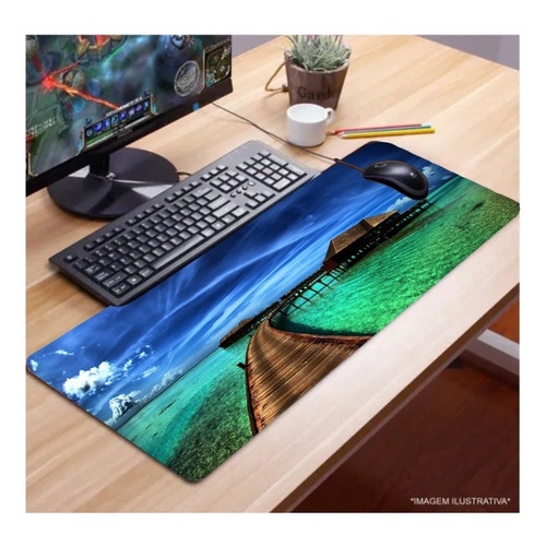 Mouse Pad Gamer Paisagem Brasileira Personalizado 65x32 143 | Shopee Brasil