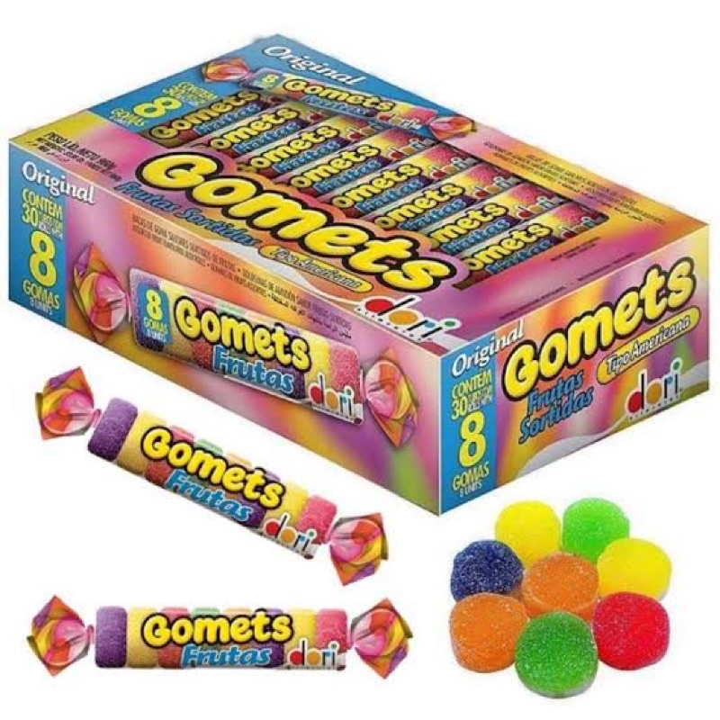 Jujuba caixa com 30 tubos de 8 jujubas sortidas | Shopee Brasil