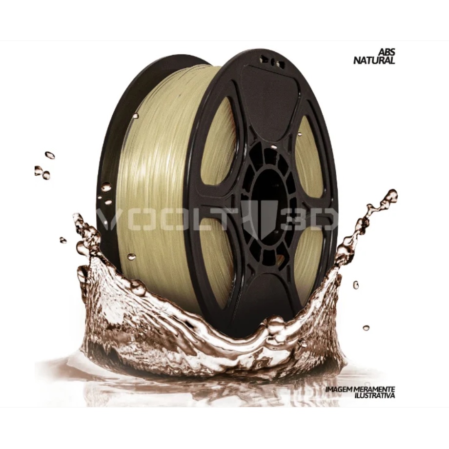 Filamento Impressão 3D Voolt Abs Natural 1Kg | Shopee Brasil