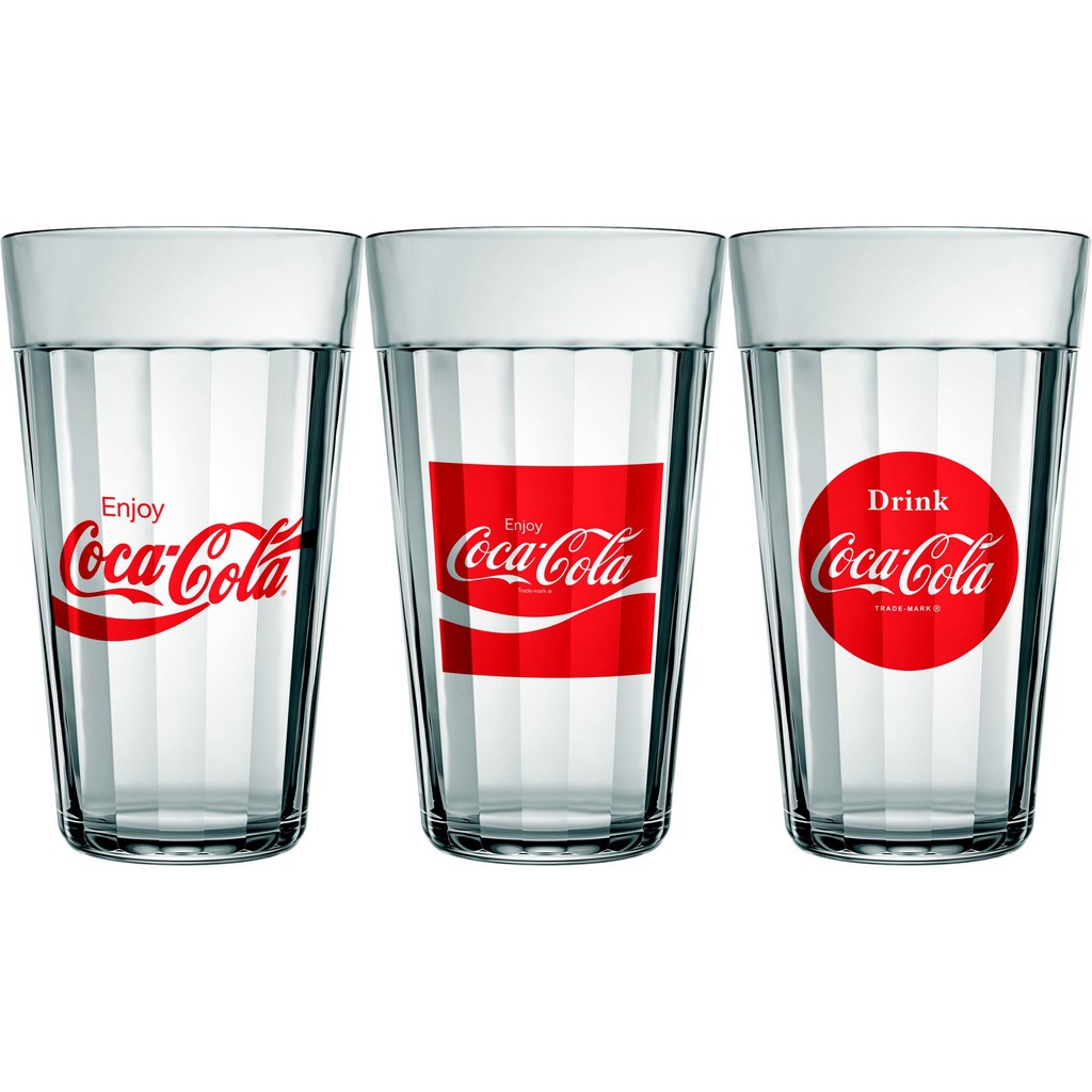 Copo Vidro Coca Cola 450ml Kit c/ 3 unidades | Shopee Brasil