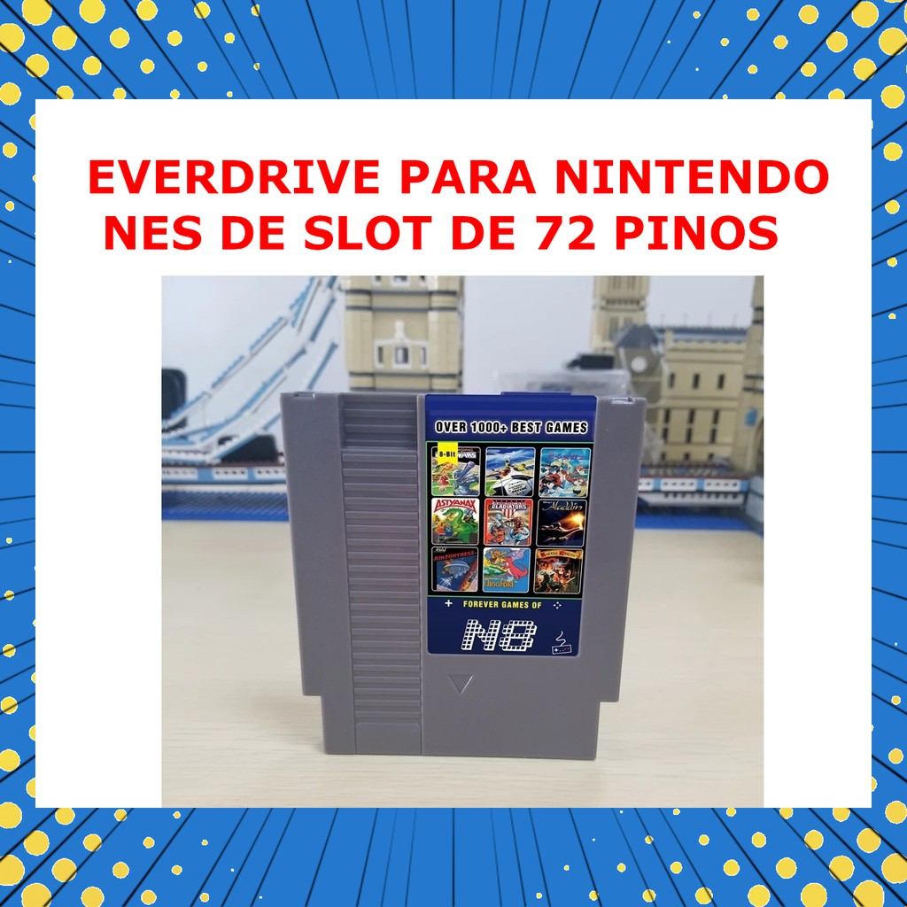 Everdrive N8 Flashcard Para Nes Nintendo 72 Pinos Sd 8gb | Shopee Brasil